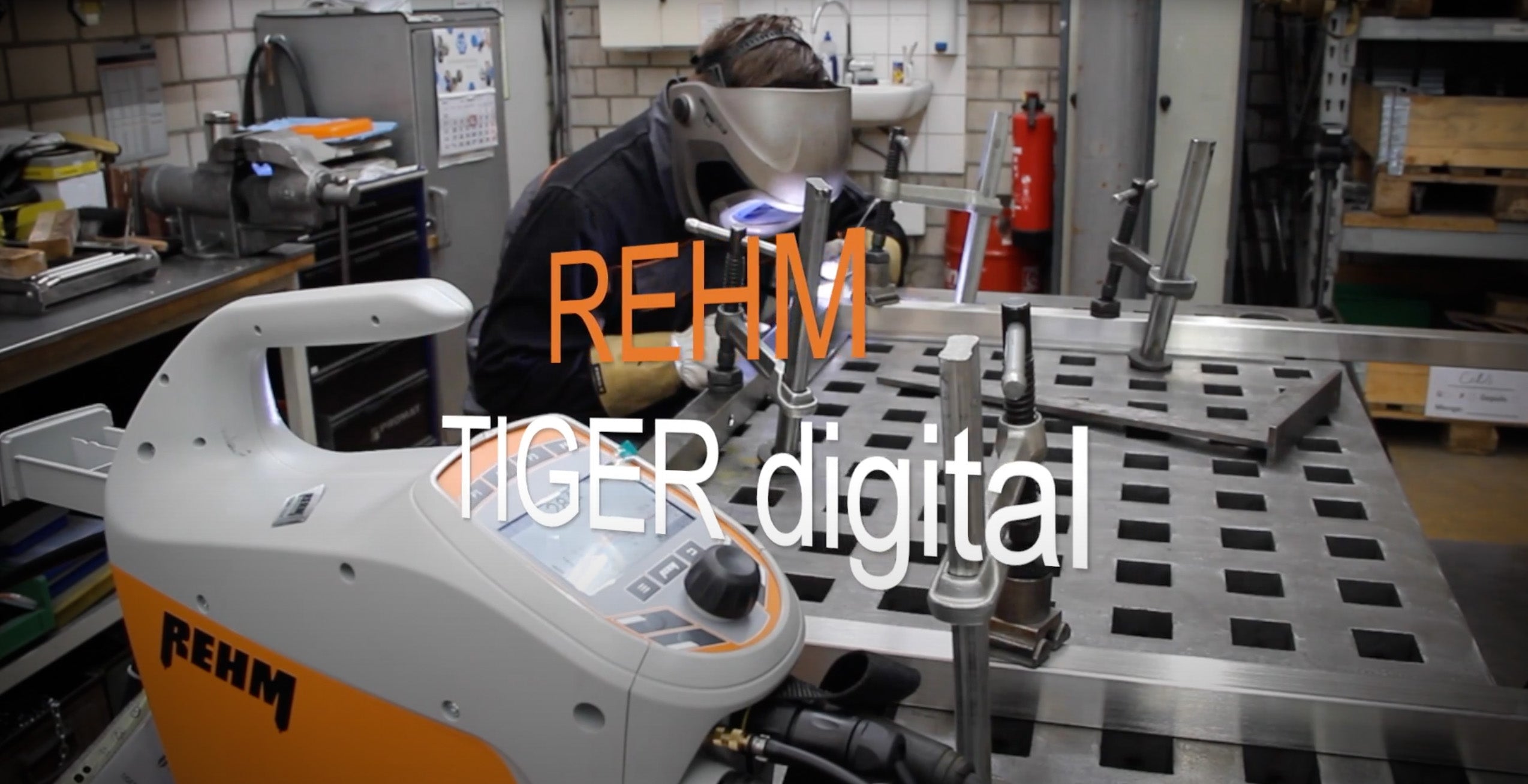 TIG welding machine Rehm Tiger 230 AcDc ultra digital starter set ...